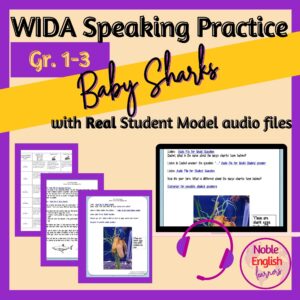 My MLs need help passing the WIDA Speaking! – Noble English Learners